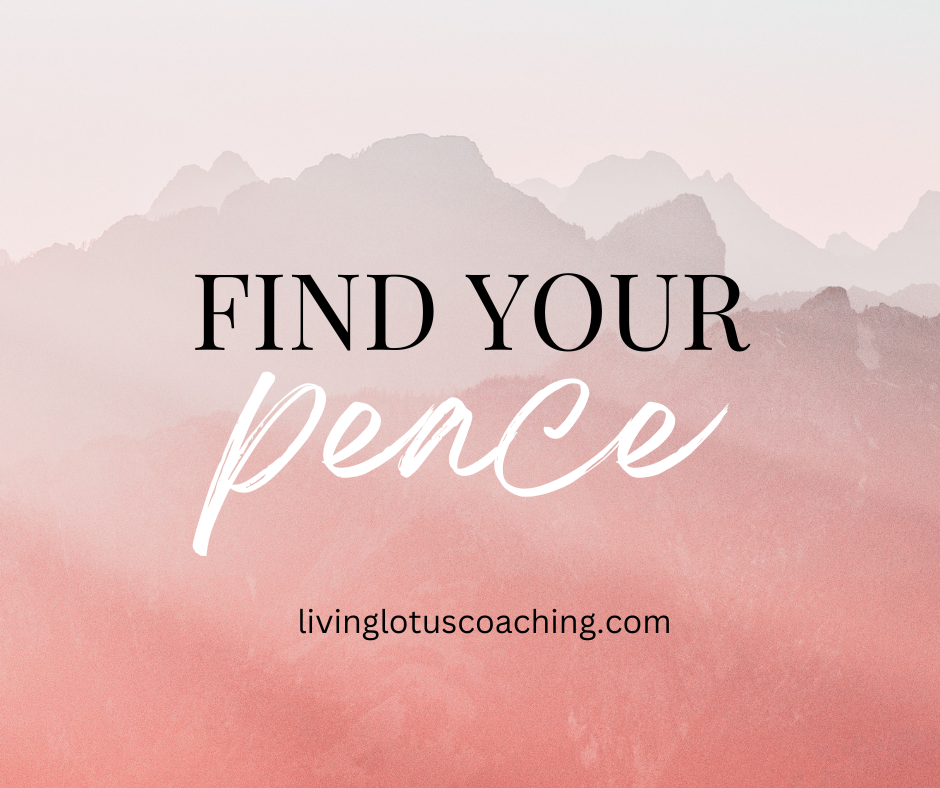 How To Find Your Peace---it's right here! – Living Lotus Group